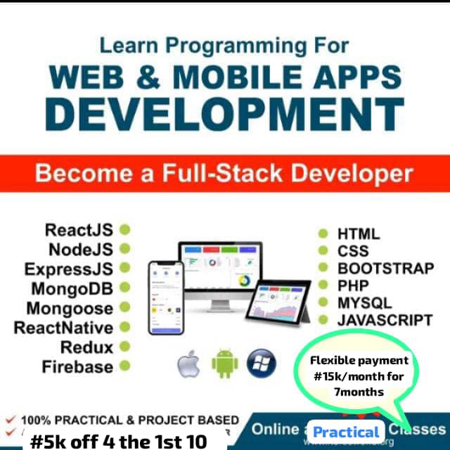 Subscribe Full Stack Development Training By Eduresurcehub Dansaky