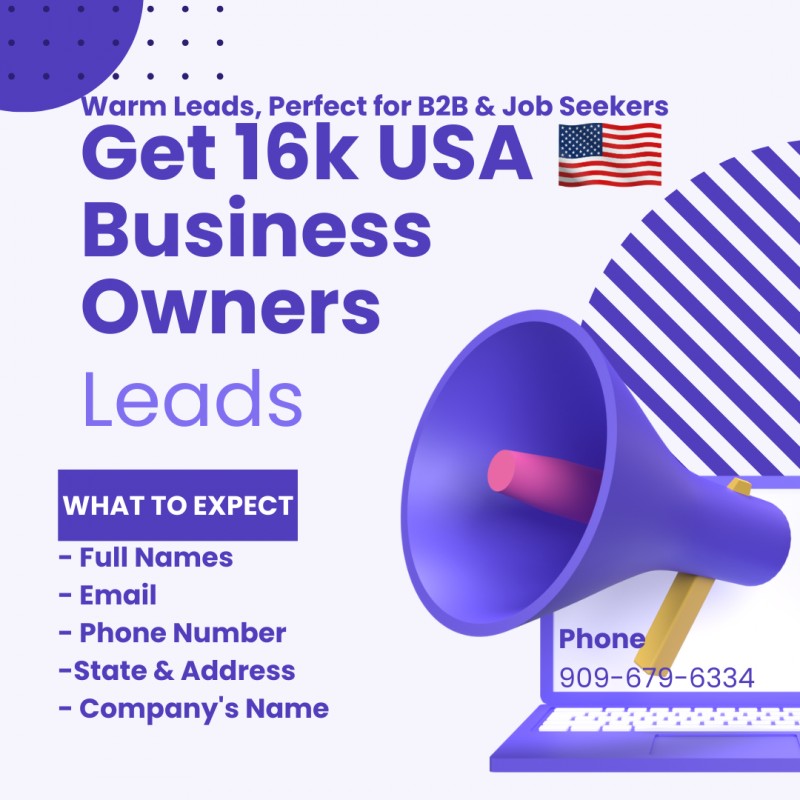 Buy 16k US Leads by Efe Richard Lagos on Selar