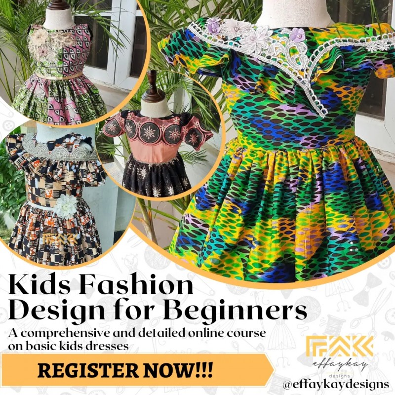 Buy Kids' Fashion Design for Beginners Online Course by Effaykay ...