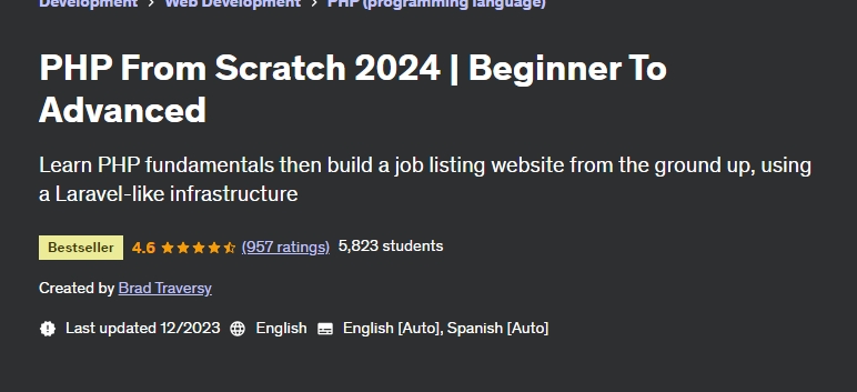 Buy PHP FULL COURSE by TheinternerSearch on Selar