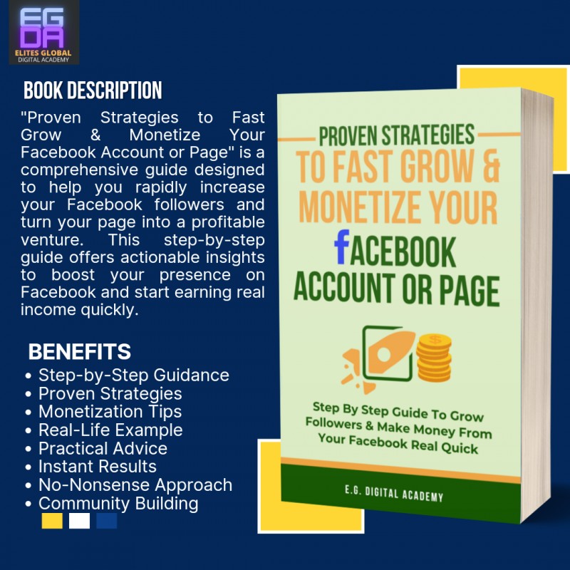 Buy PROVEN STRATEGIES TO FAST GROW AND MONETIZE YOUR FACEBOOK ACCOUNT ...