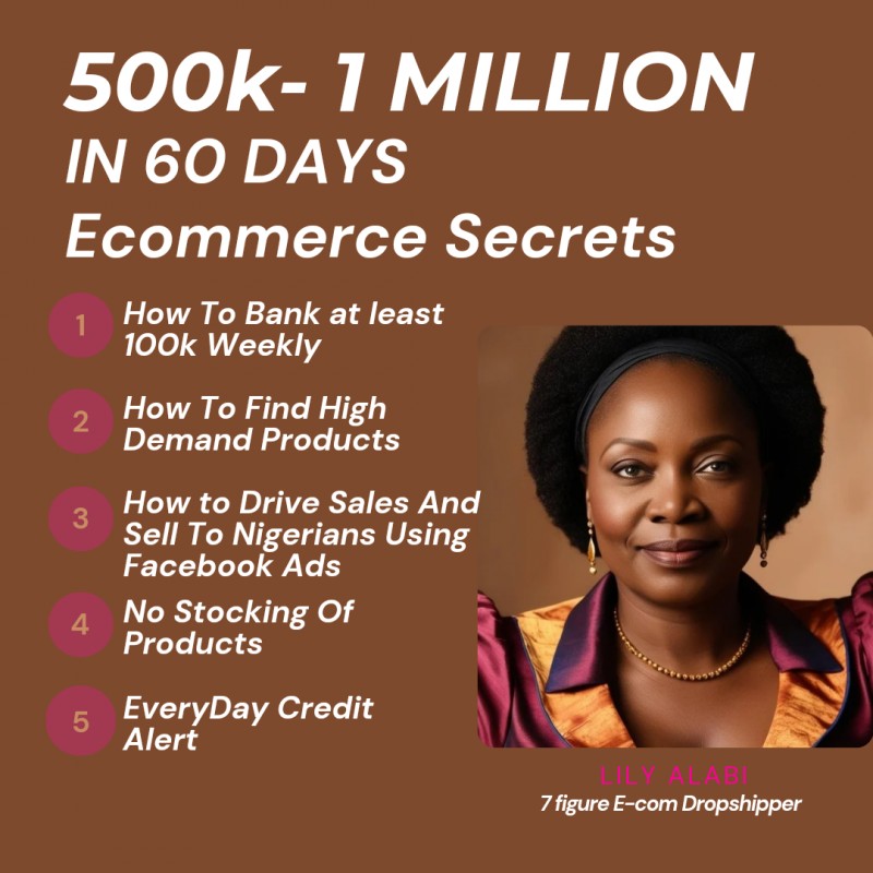 Buy THE ULTIMATE ECOMMERCE SECRETS by Lily Oak on Selar
