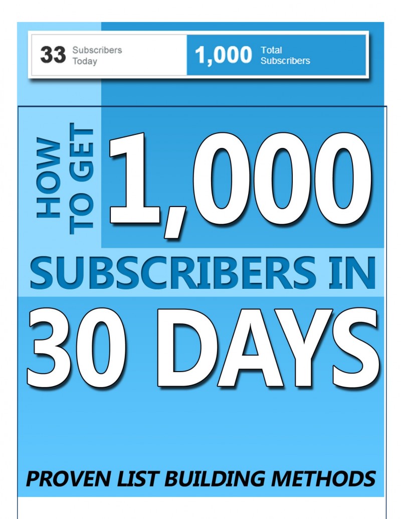 Buy How to get 1000 subscribers in 30 days by Ekwe Jeremiah on Selar