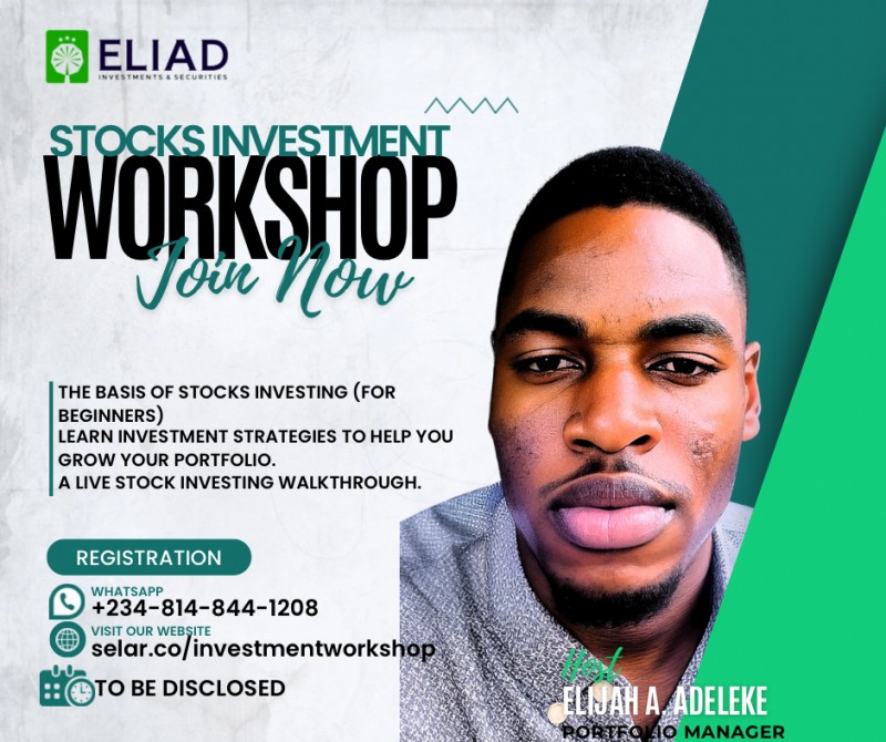 Buy Stock Investing Workshop with Elijah A. by Elijah A. Adeleke on Selar