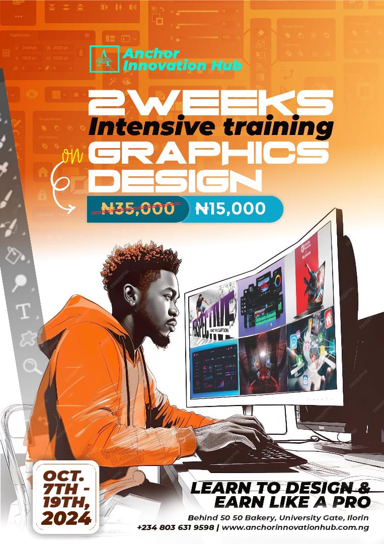 Buy 2 Weeks Graphics Design Training by Elijah Adeyemi on Selar
