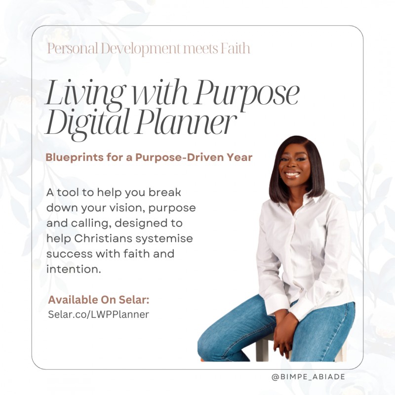 Buy Living with Purpose Digital Planner by Bimpe Abiade on Selar