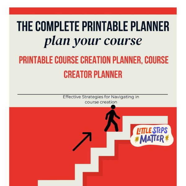 Buy Course Promotion Planner / eBook, Printable Course Creation Planner, Course Creator Planner ...
