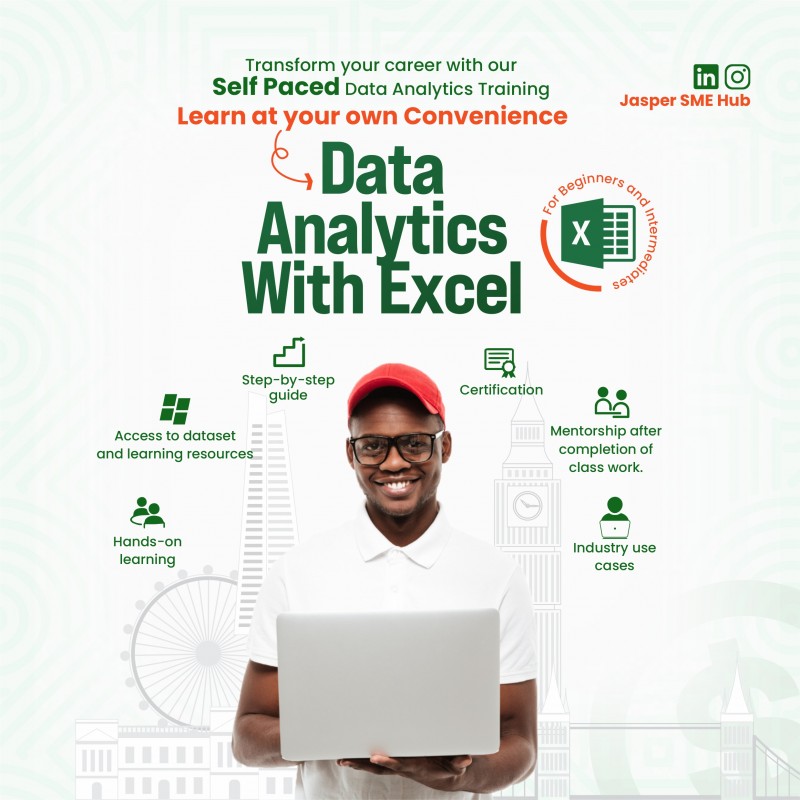Buy Self Paced Data Analytics With Excel For Busy Professionals by Emmanuel Olujobi on Selar