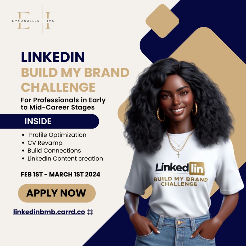 Buy LinkedIn Build My Brand Challenge by Emmanuella Imo on Selar
