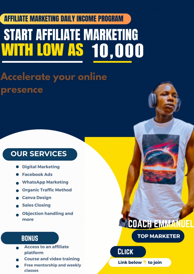 Buy Affiliate Marketing Daily Income Program (AMDIP) with Coach ...