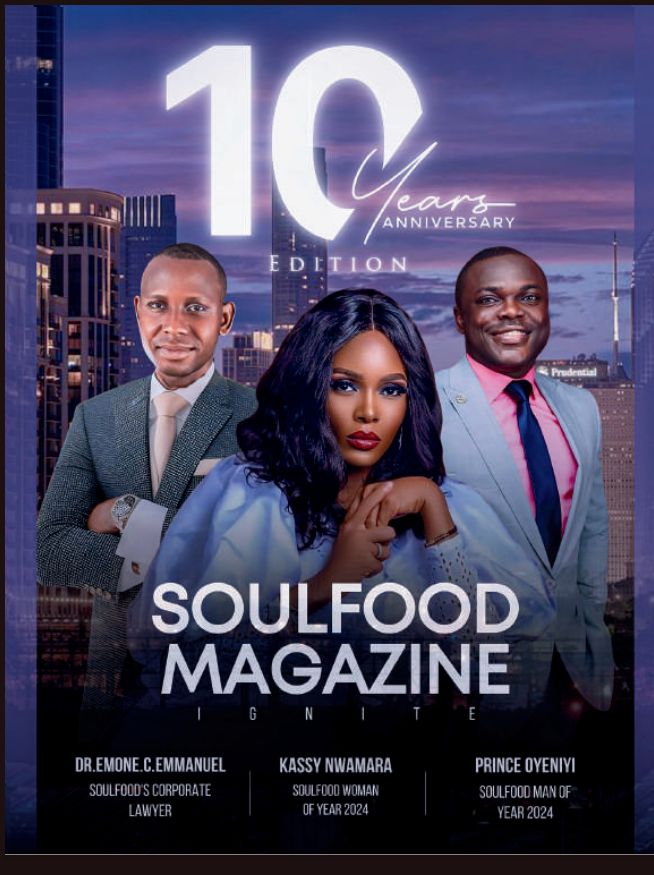 Get Soulfood Magazine 10th Anniversary Edition by Emone Emmanuel on Selar