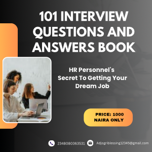 Buy 101 Interview Questions And Answers by Eruke blessing on Selar