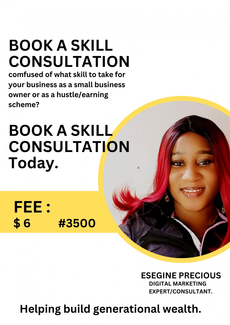 Buy Skill learning consultation by Esegine Precious on Selar