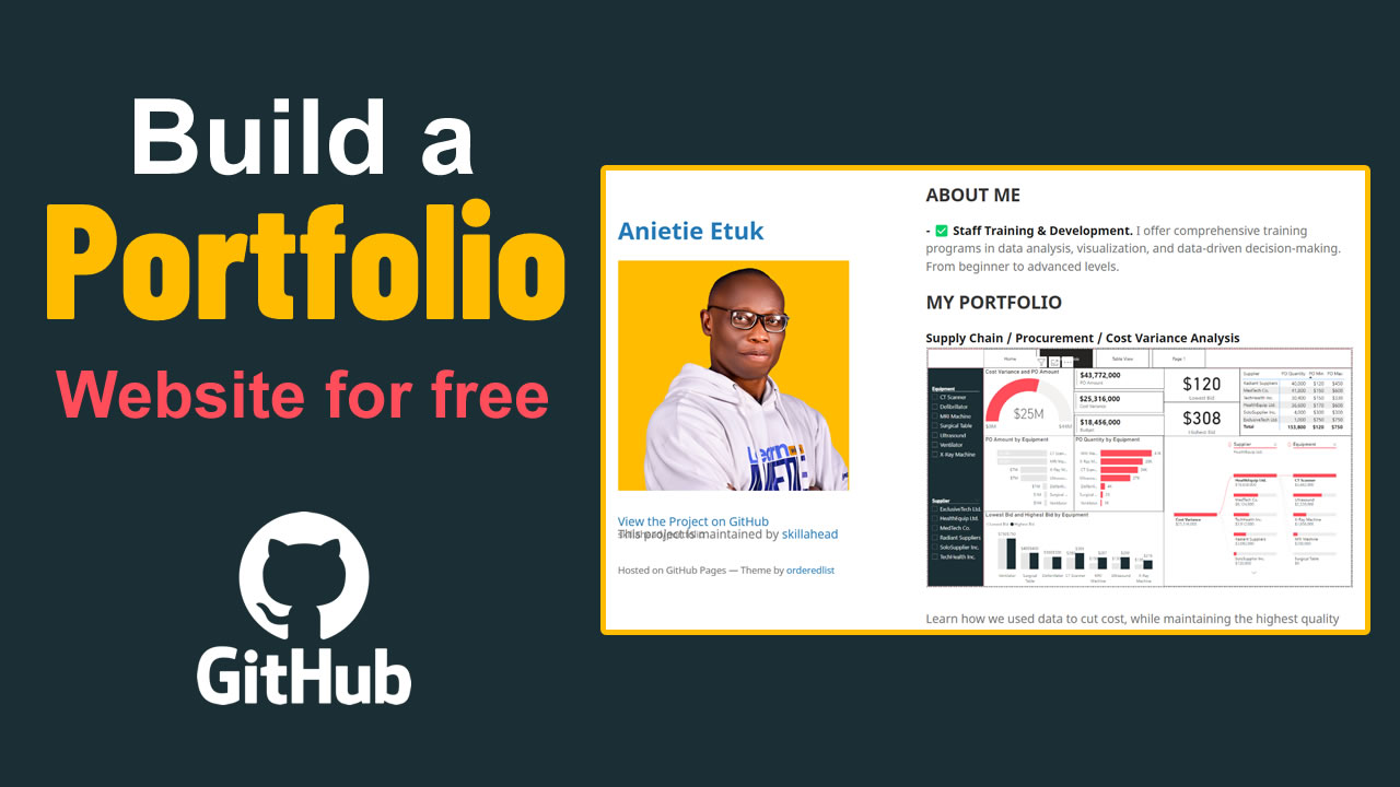 Buy From Zero to Portfolio Hero: Create a Job-Winning Website with GitHub By Anietie Etuk by ...