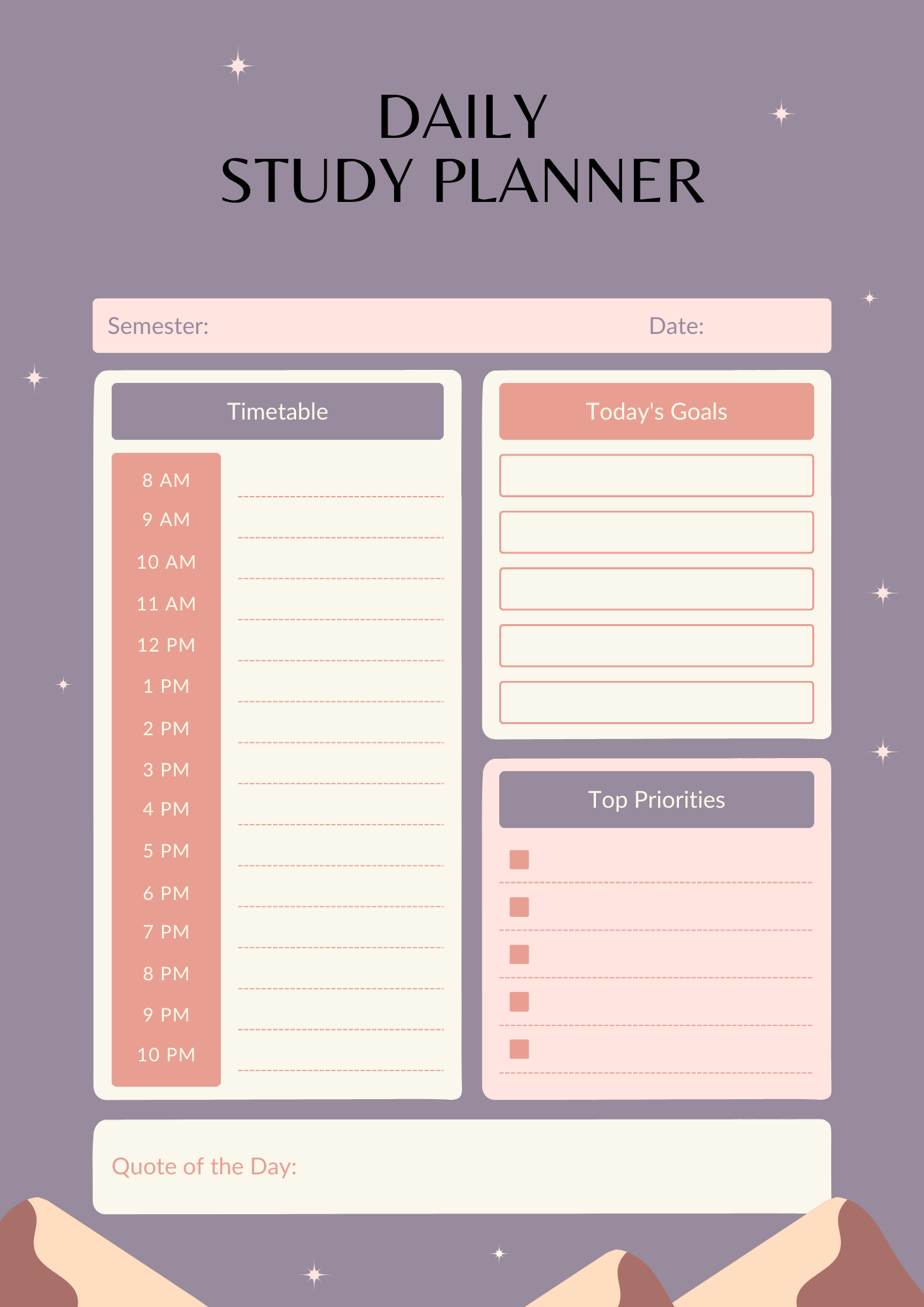 Buy Weekly Daily Homework Tracker study planner by evelyn tendo on Selar