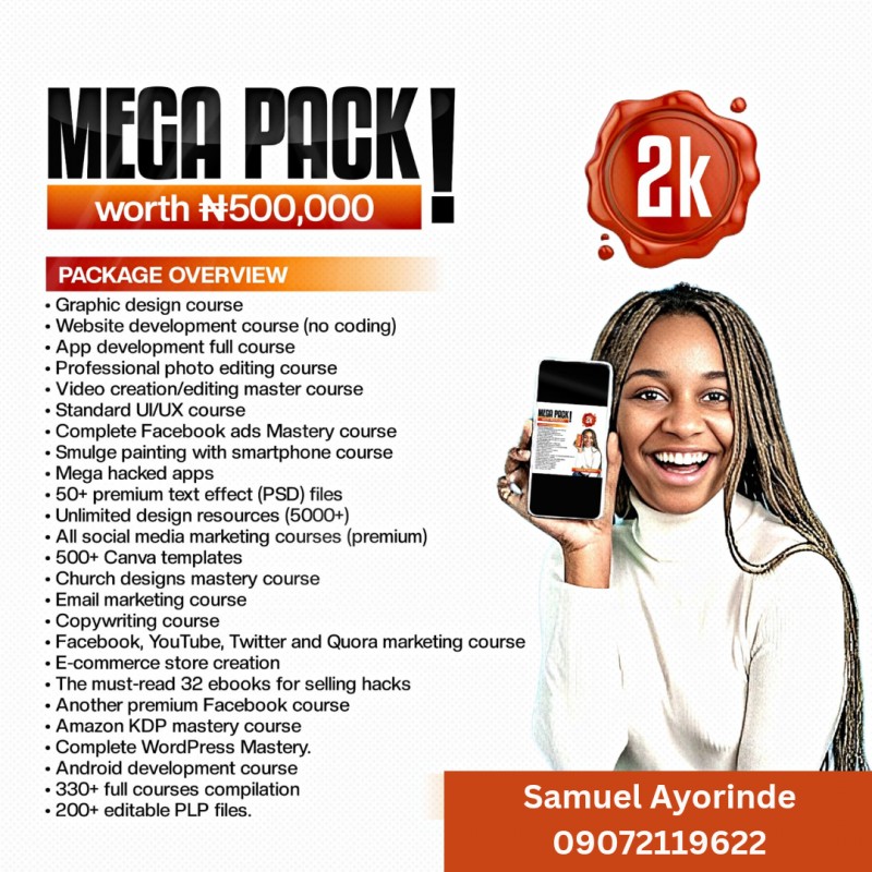 Buy 2k Mega Promo by Ayorinde Oluwayinka Samuel on Selar