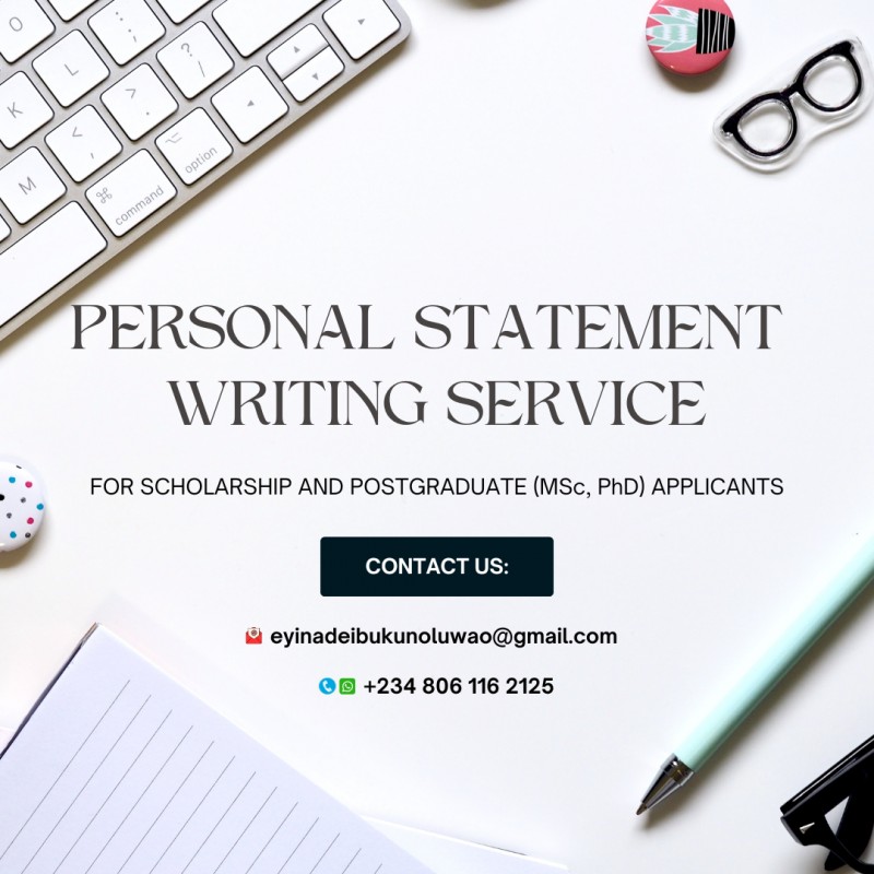 Buy Personal Statement by Eyinade Ibukunoluwa on Selar
