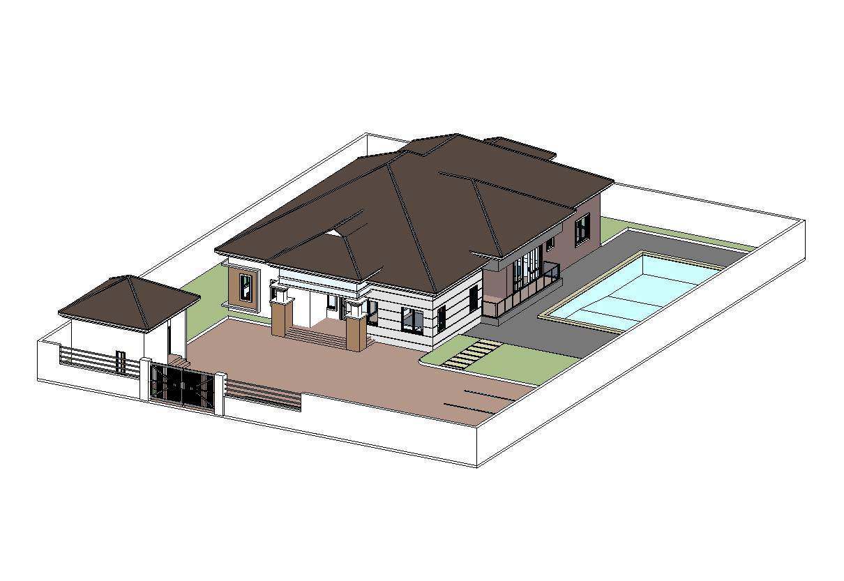Buy 4 Bedroom Bungalow Full Project File by Eze Grant Chimaobi on Selar