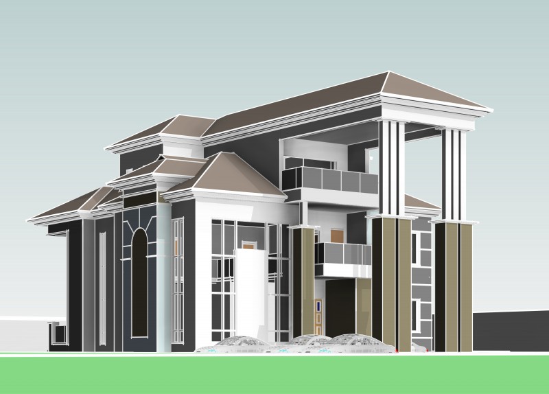 Buy 5 bedroom Duplex with Pent house Full model by Eze Grant Chimaobi ...