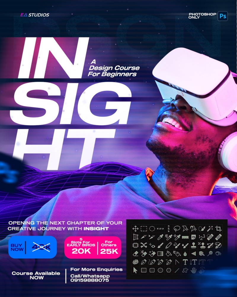 Buy INSIGHT-DESIGN-COURSE- PHOTOSHOP ONLY by Ezekiel Aduragbemi on Selar