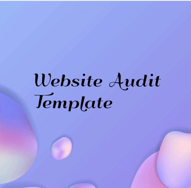 Buy Website Audit Template by F.A. Template on Selar