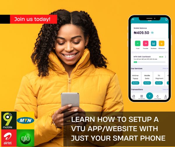 Buy VTU WEBSITE AND MOBILE APP CREATION by Fabian Edmond Onyebuchi on Selar