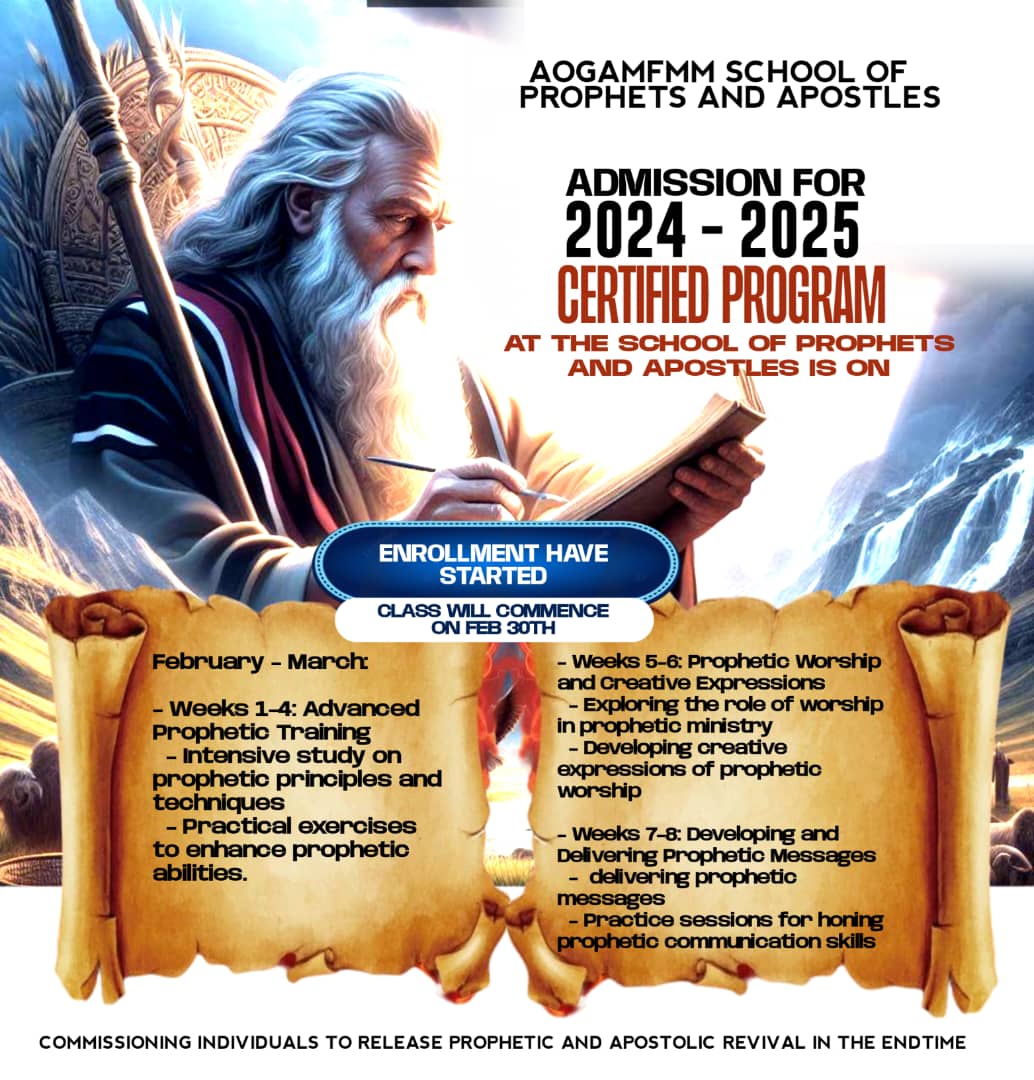 Buy Aogamfmm school of prophet and apostle certificate ordinary ...