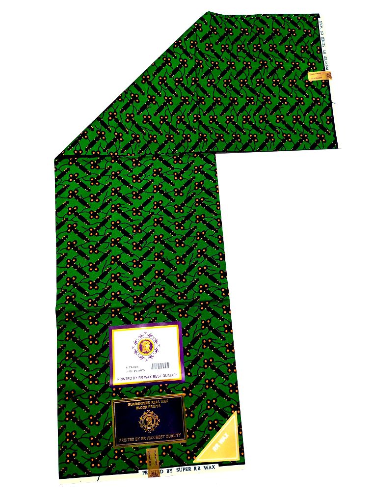 Buy Green Ankara Print by Fashistry Prints on Selar