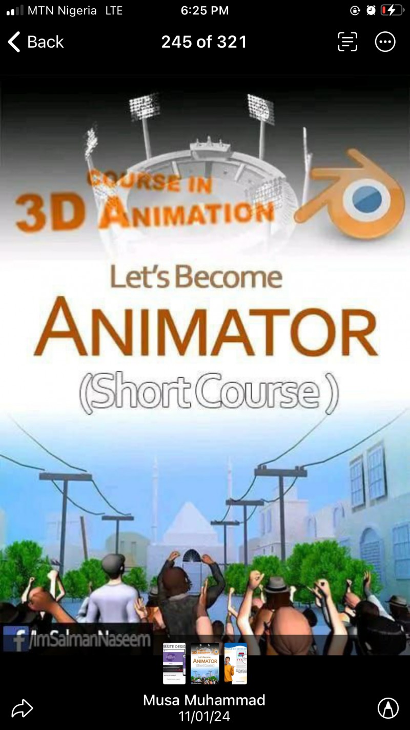 Buy 3D Animation course by Favour Uchem on Selar