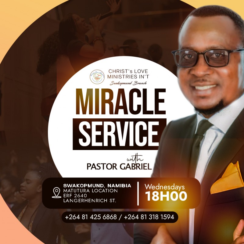 Buy Miracle Service Flyer Template by Festus Kaumanua on Selar