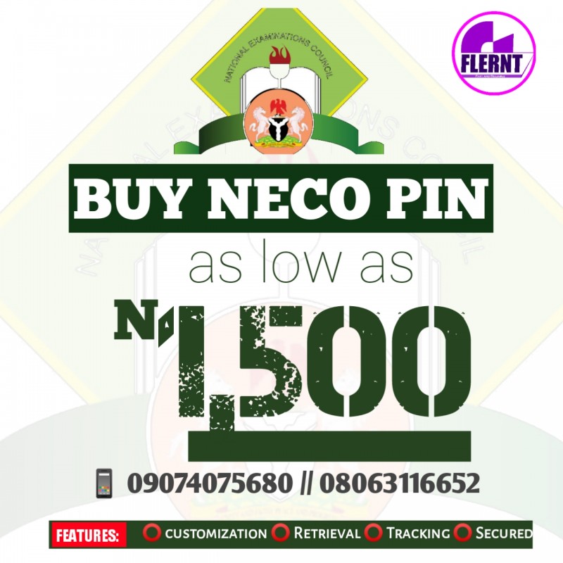 Buy NECO TOKEN RESULT CHECKER by FLERNT CONCEPT on Selar