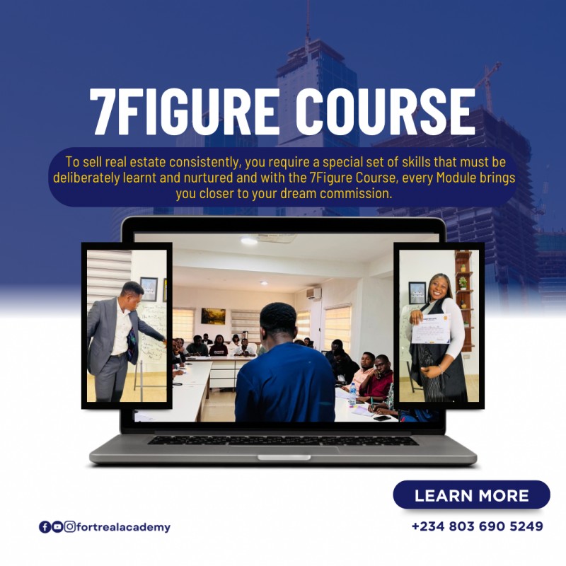 Buy 7Figure Marketing and Sales Course by Fortreal Academy on Selar