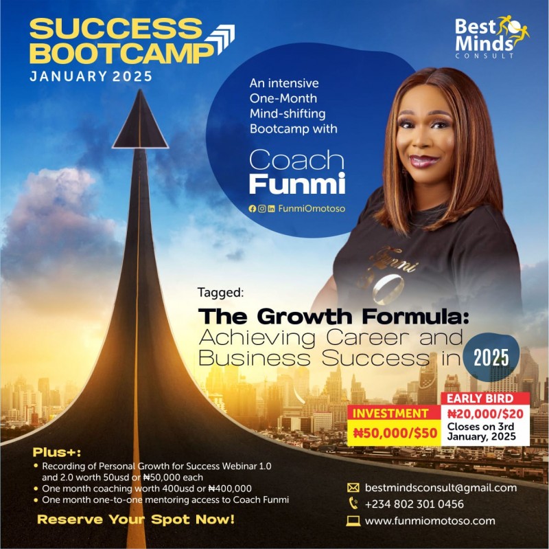 Buy The Growth Formula: Achieving Career And Business Success In 2025 by Funmi Omotoso on Selar
