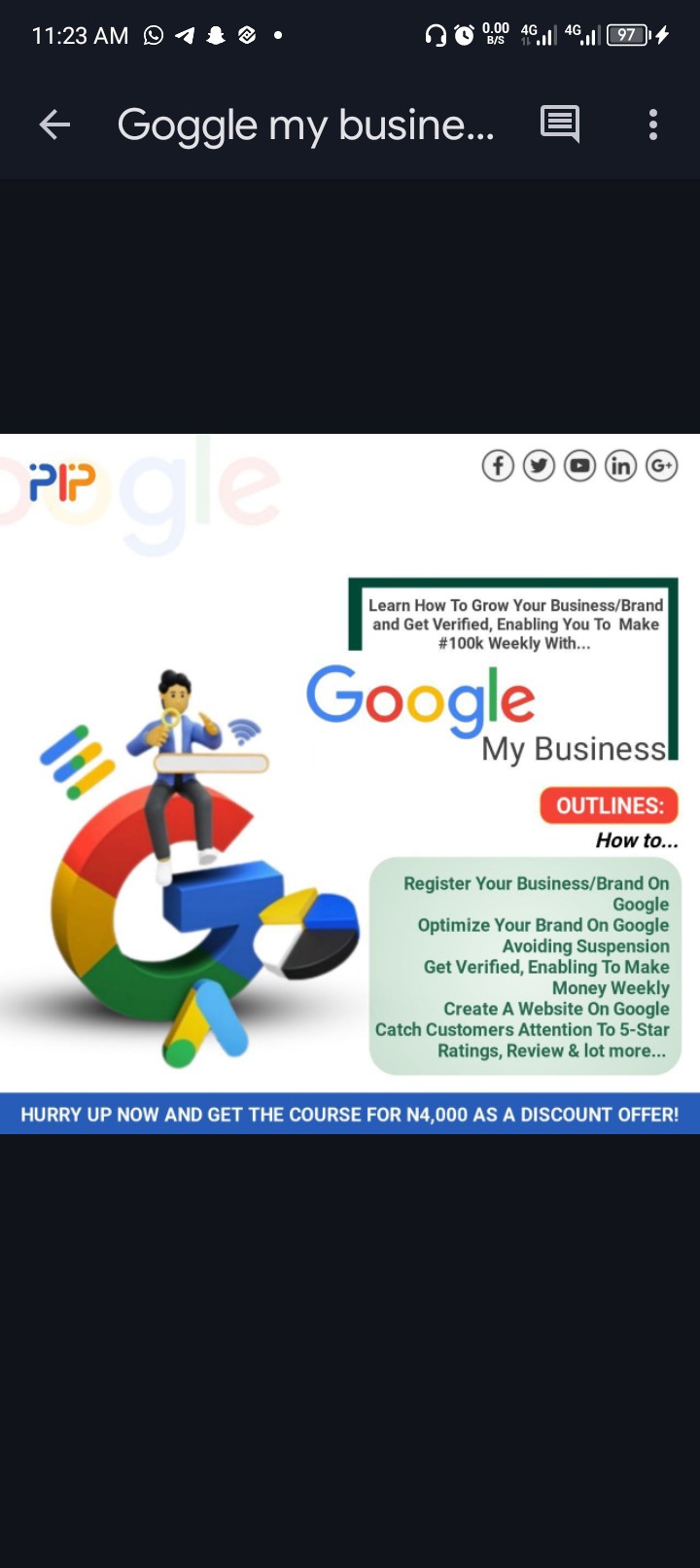 Buy GOOGLE MY BUSINESS COURSE by Ganiola Ameen kehinde on Selar