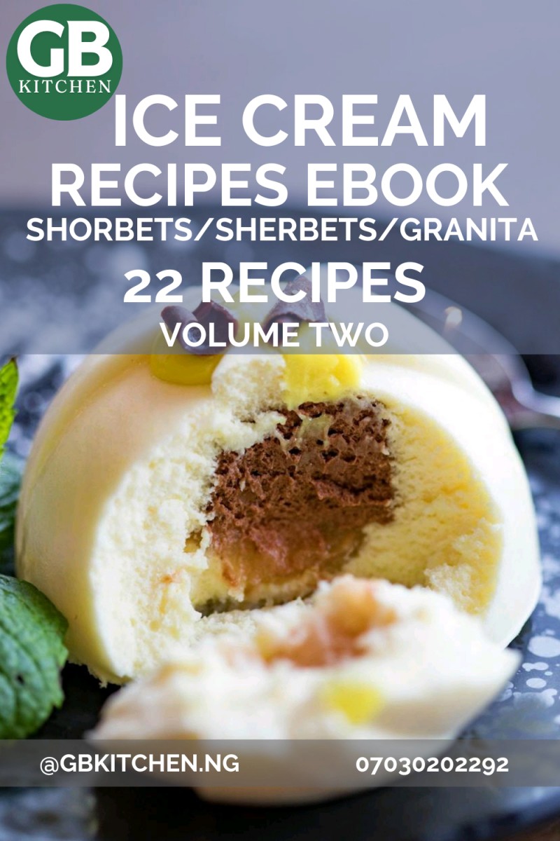 Buy ICE CREAM RECIPES EBOOK vol 2 by GB KITCHEN on Selar