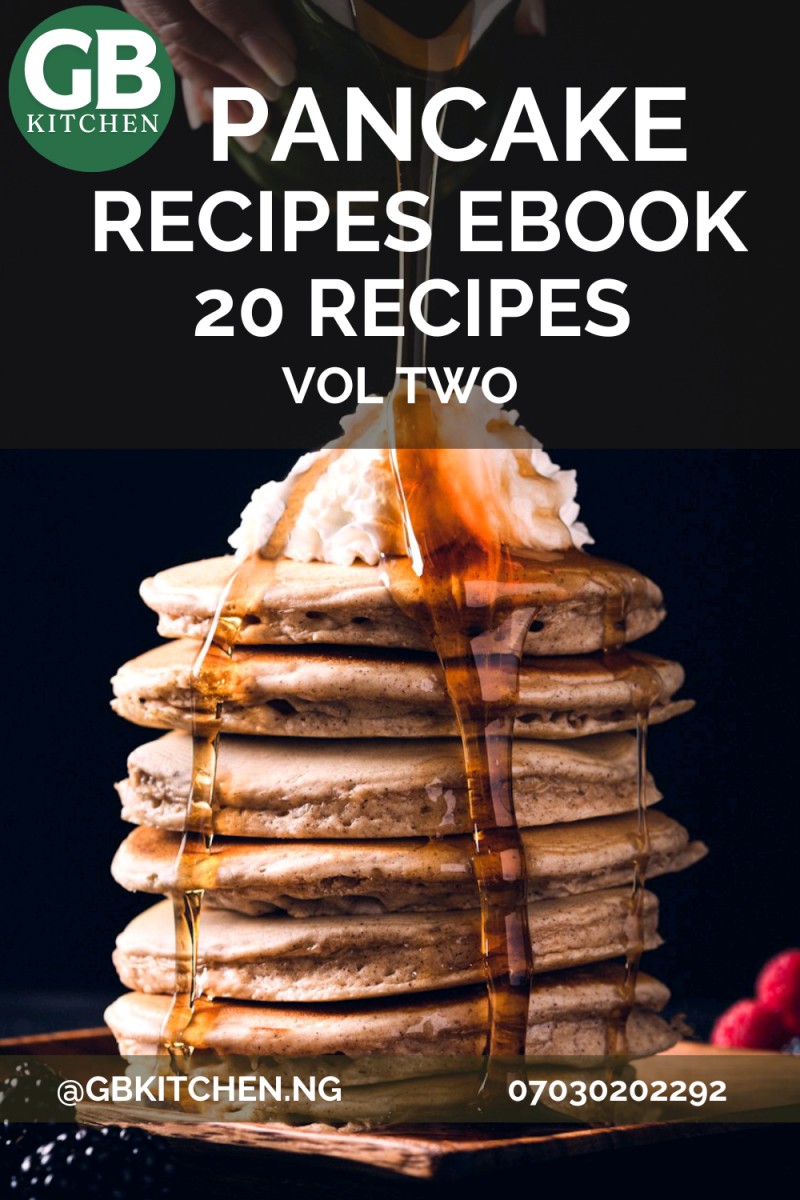 Buy PANCAKE RECIPES EBOOK VOL 2 by GB KITCHEN on Selar