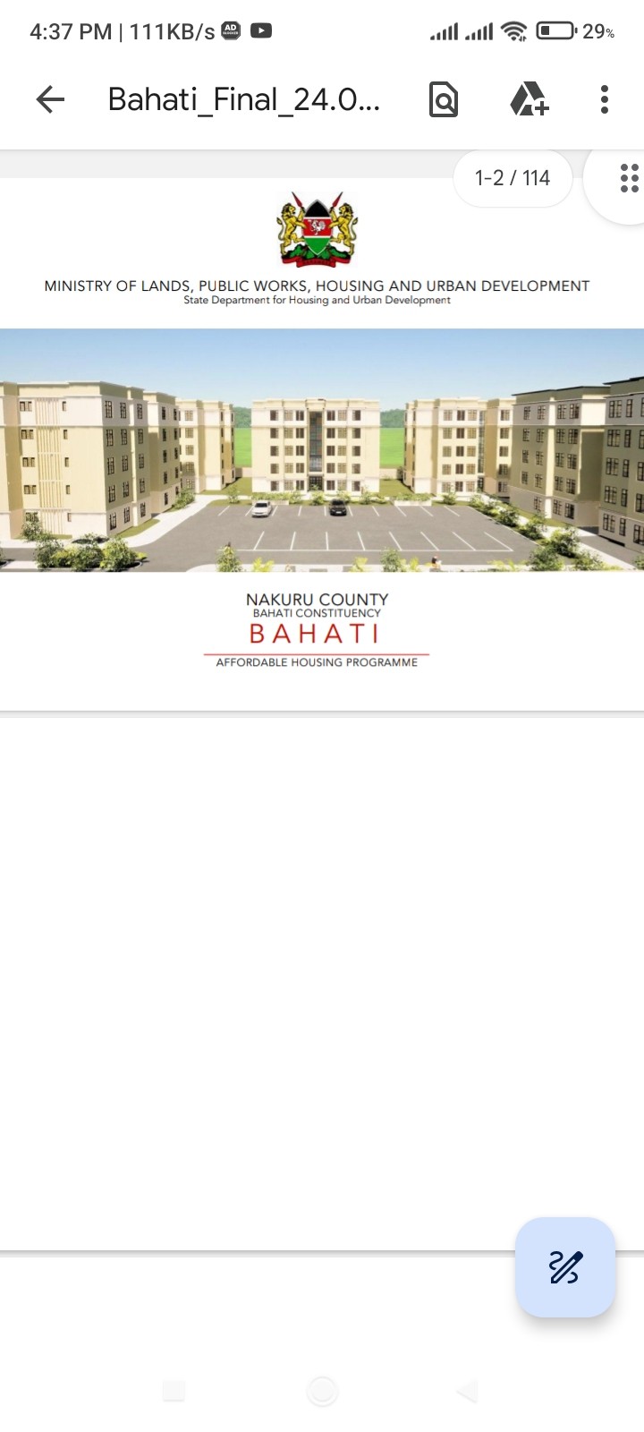 Buy BAHATI HOUSING PROJECTS by Geoffrey Kima210 on Selar