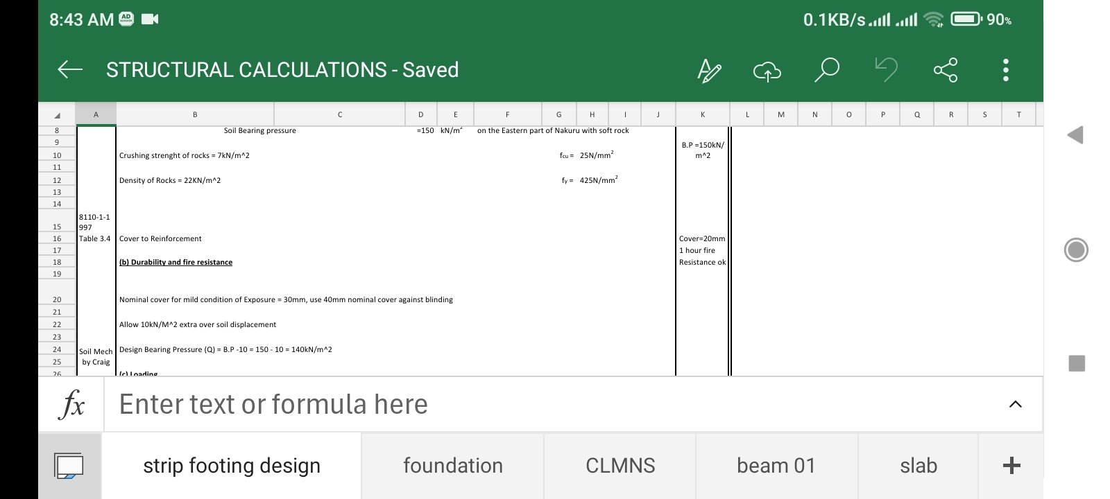 Buy Structural Calculations by Geoffrey Kima210 on Selar