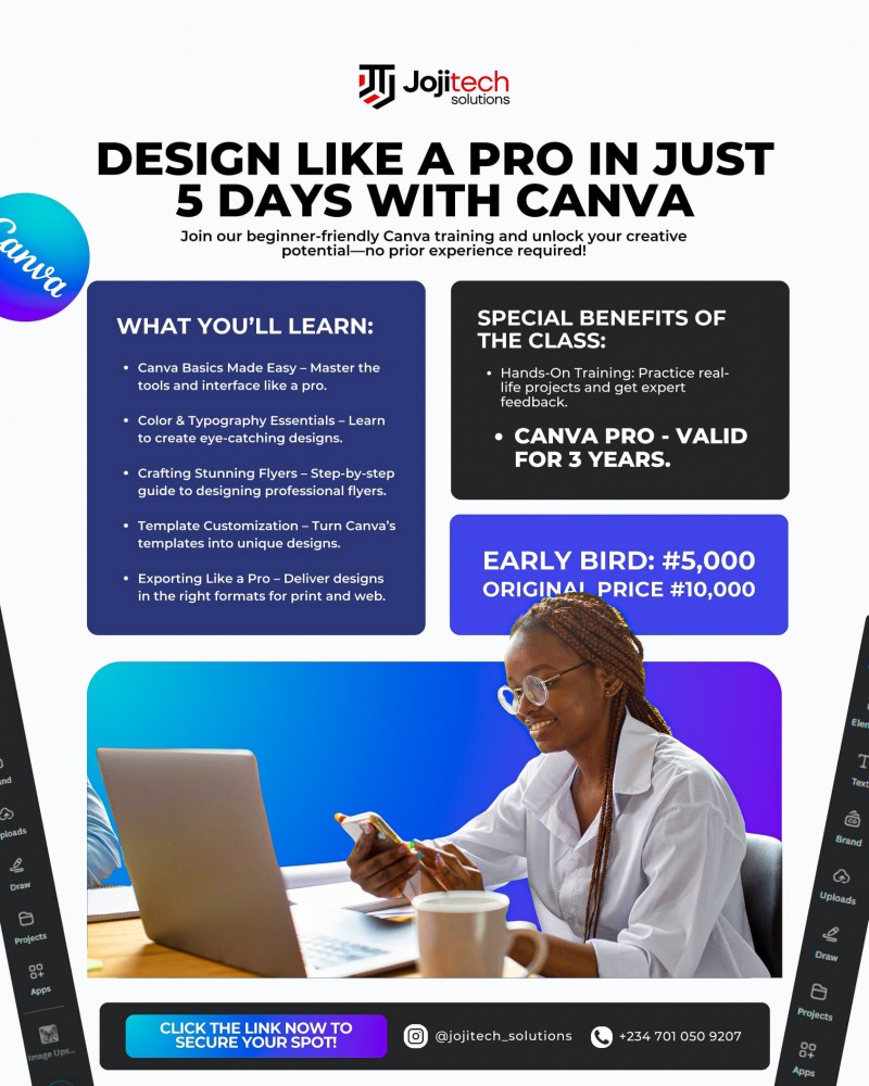 Buy Design Like a Pro in Just 5 Days with Canva by George Daniel Oselumese on Selar