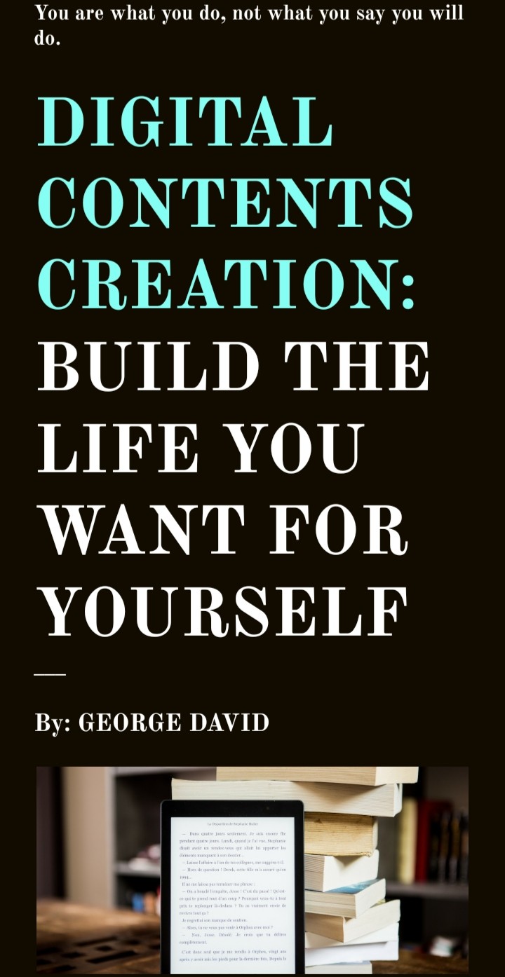 Buy Digital Contents Creation by George Oluwasegun David on Selar