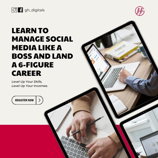 Buy SOCIAL MEDIA MANAGEMENT COURSE by GH Digitals on Selar