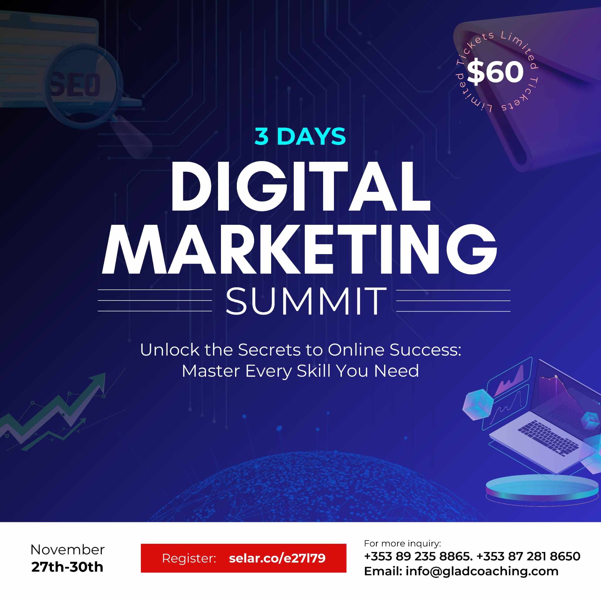 Buy 3 days Digital Mastery by Gladys Osagie on Selar