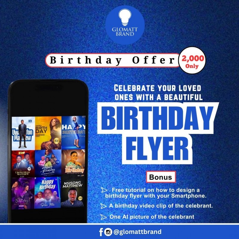 Buy Birthday Offer by Glomatt Brand on Selar