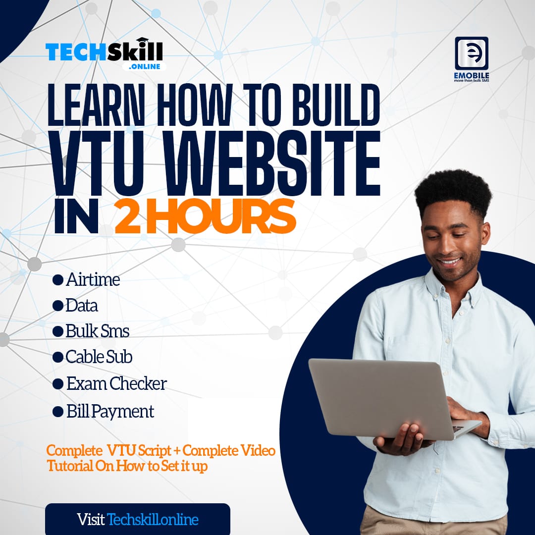 Buy Launch and Monetize Your VTU Website by Building a Profitable VTU Platform With VTU Script ...