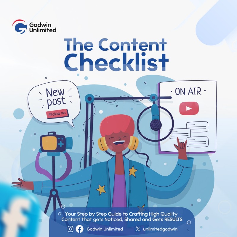 Buy The Content Checklist by Godwin Unlimited on Selar
