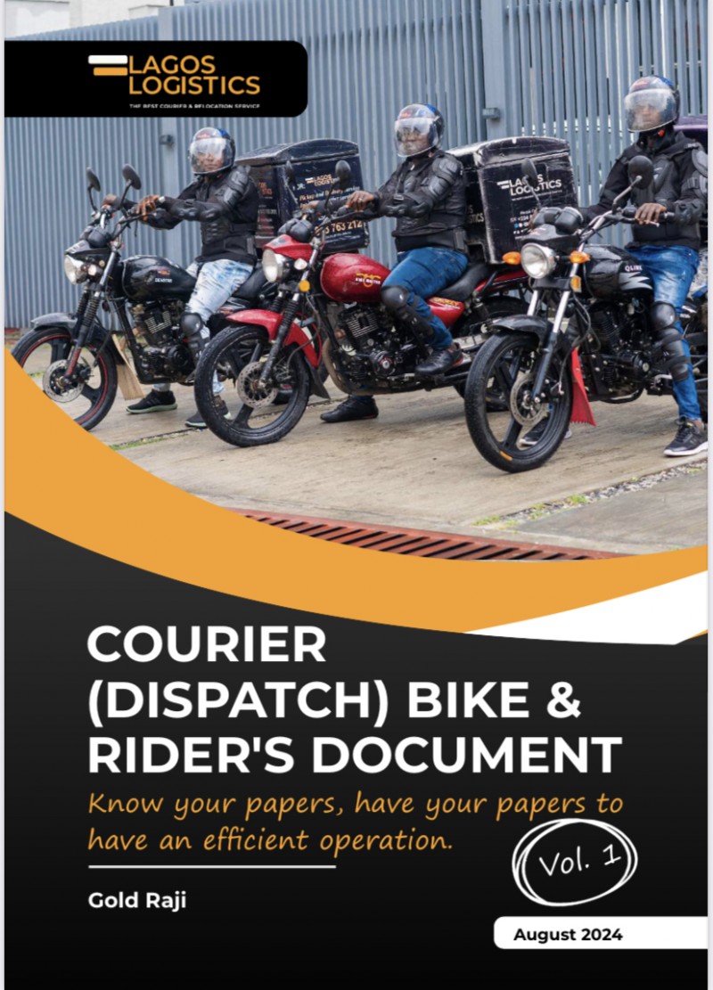 Buy COURIER (DISPATCH) BIKE & RIDER'S DOCUMENT by Gold Raji on Selar