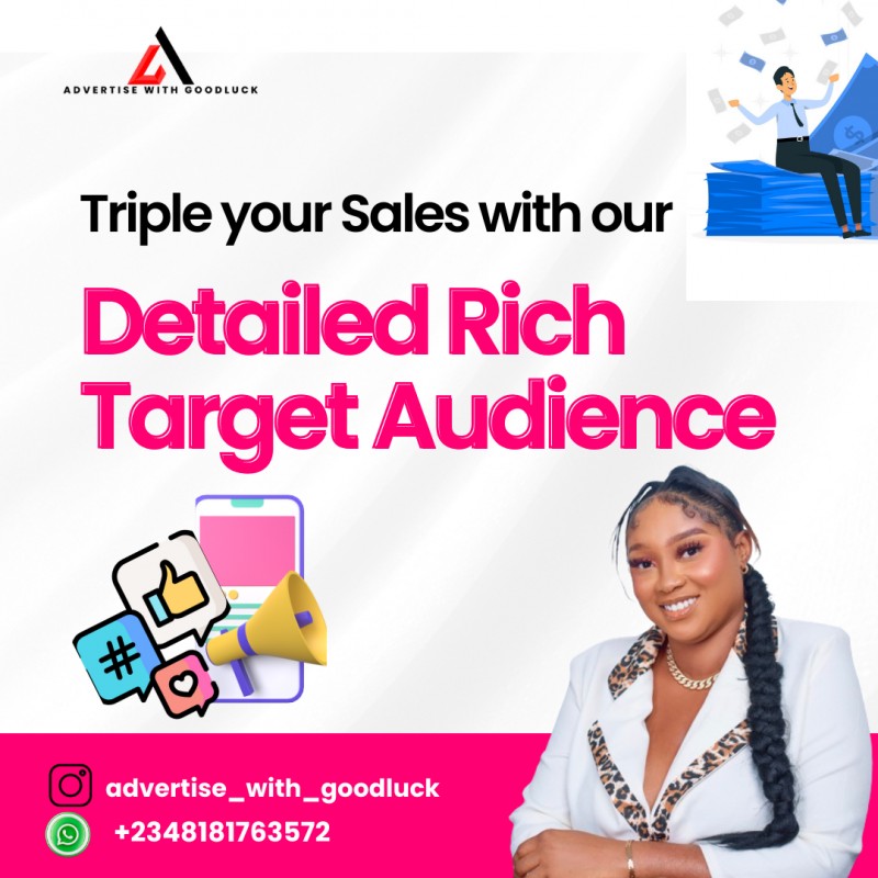 Buy Rich Target Audience by Goodluck Gabriel Umodiong on Selar