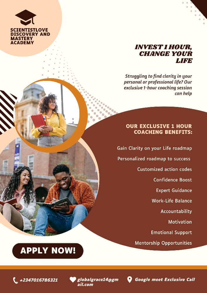 Buy Exclusive 1-hour Coaching session with Scientistlove 💝 by Grace ...