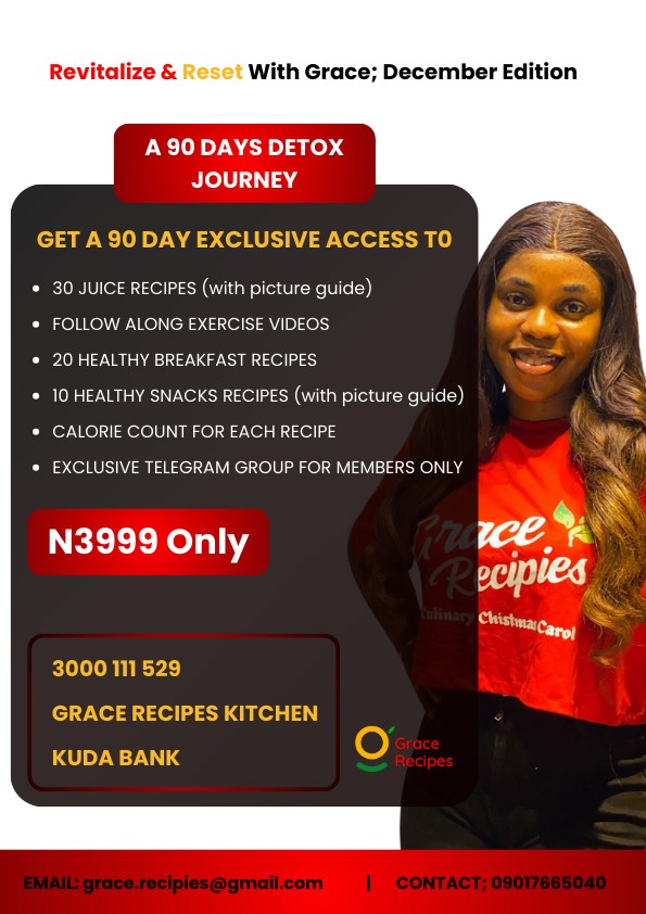 Buy 90 DAYS DETOX WITH GRACE by Grace Offor on Selar