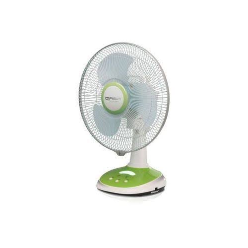 Buy Qasa 12" AC/DC Solar Rechargeable Table fan With Solar Panels And 2 ...